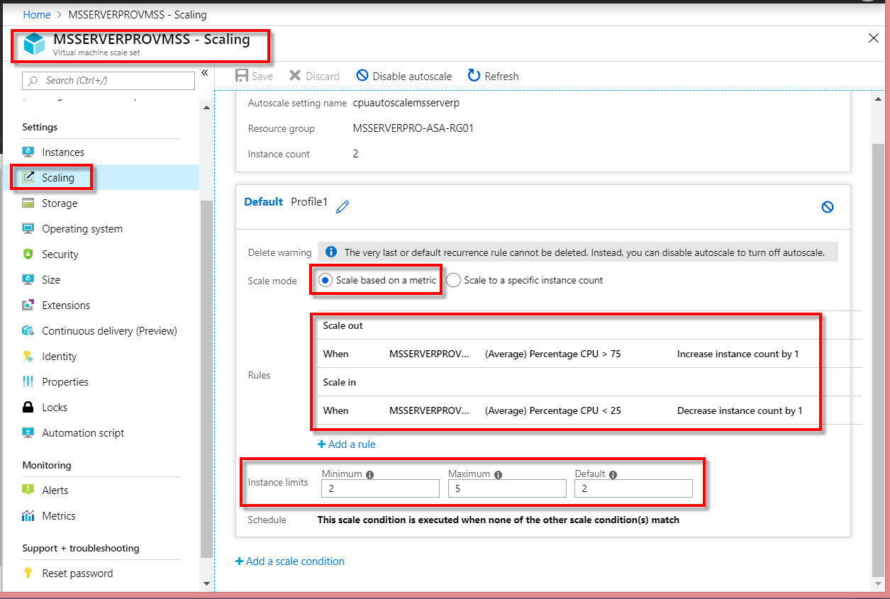 Deploy And Configure Vm Scale Sets Vmss In The Azure Portal Ms Server Pro