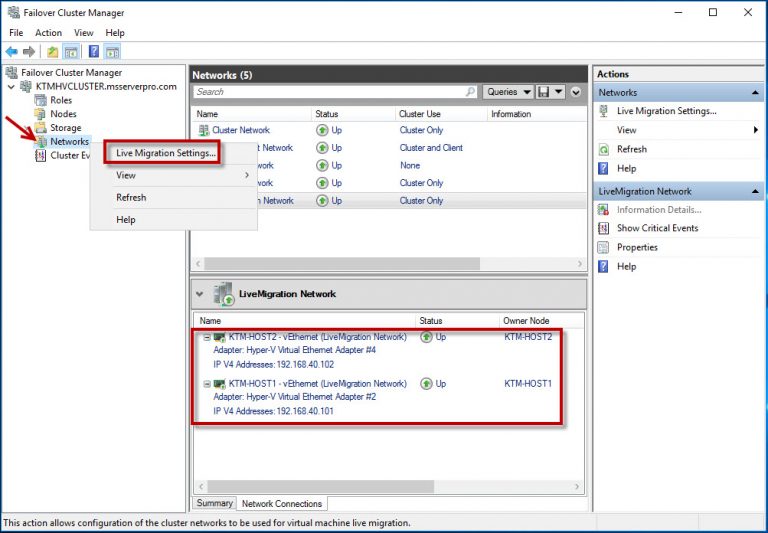 Best Practices on Setting up Hyper-V Cluster Networks in Windows Server 2016 – MS Server Pro